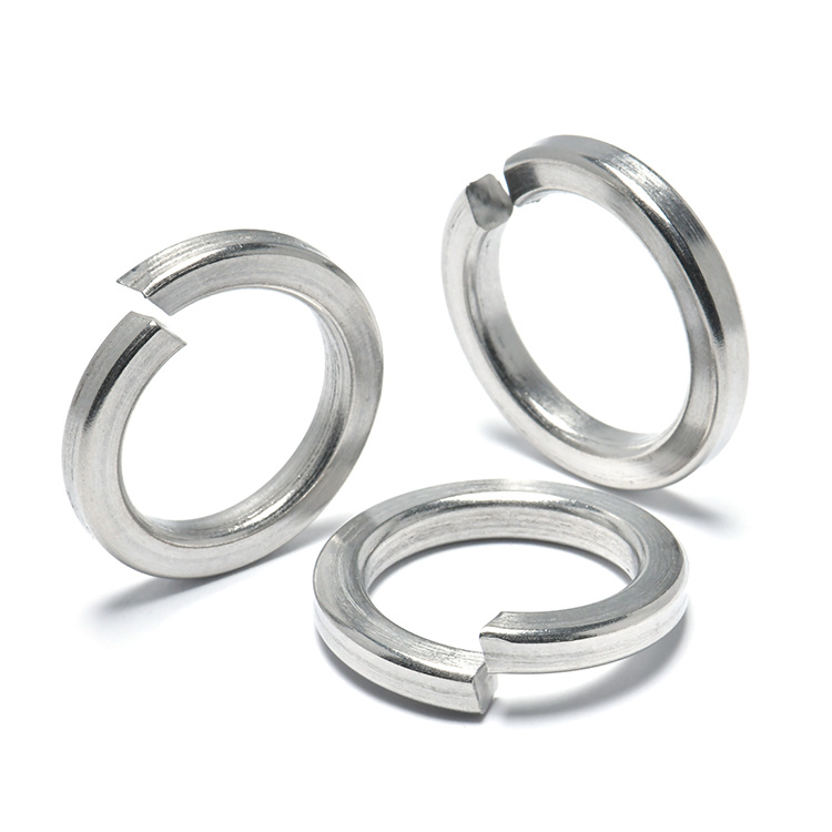 Spring Washer Stainless Steel 304 DIN127 ANSI/ASME B18.21.1 Silver Tone ...